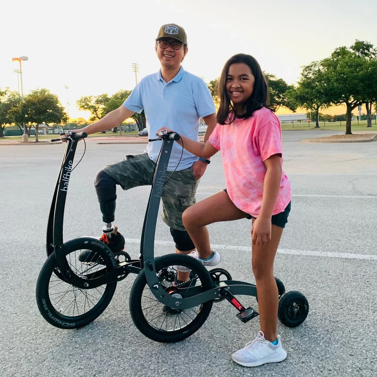 Folding-Exercise-Stand-Up-Half-Bike-Without-Seat-Portable-20-Inch ...