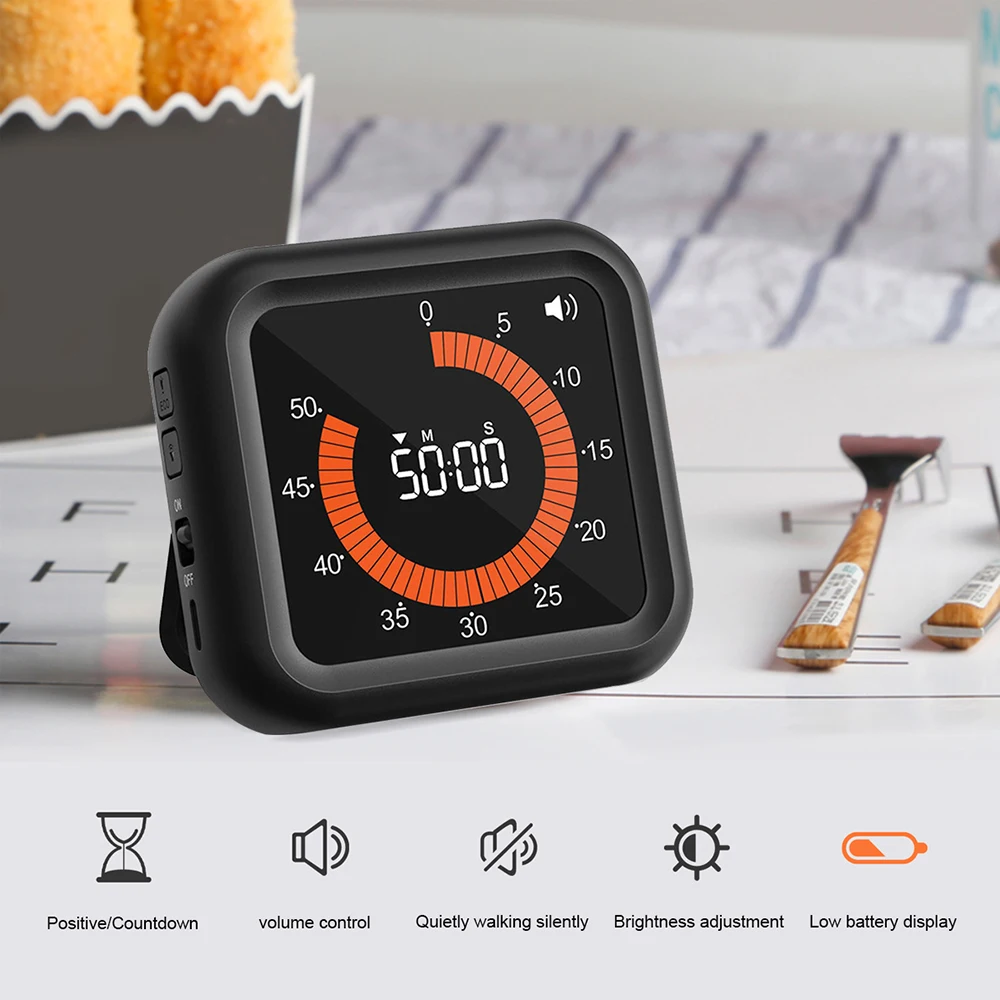 New-Rotary-Timer-Smart-Silent-Visual-Analog-Timer-For-Kids-and-Adults ...