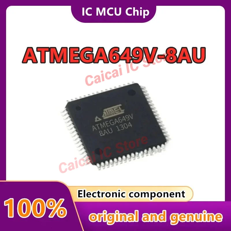 ATMEGA649V-8AU-brand-new-8-bit-microcontroller-IC-chip-package-TQFP-64 ...