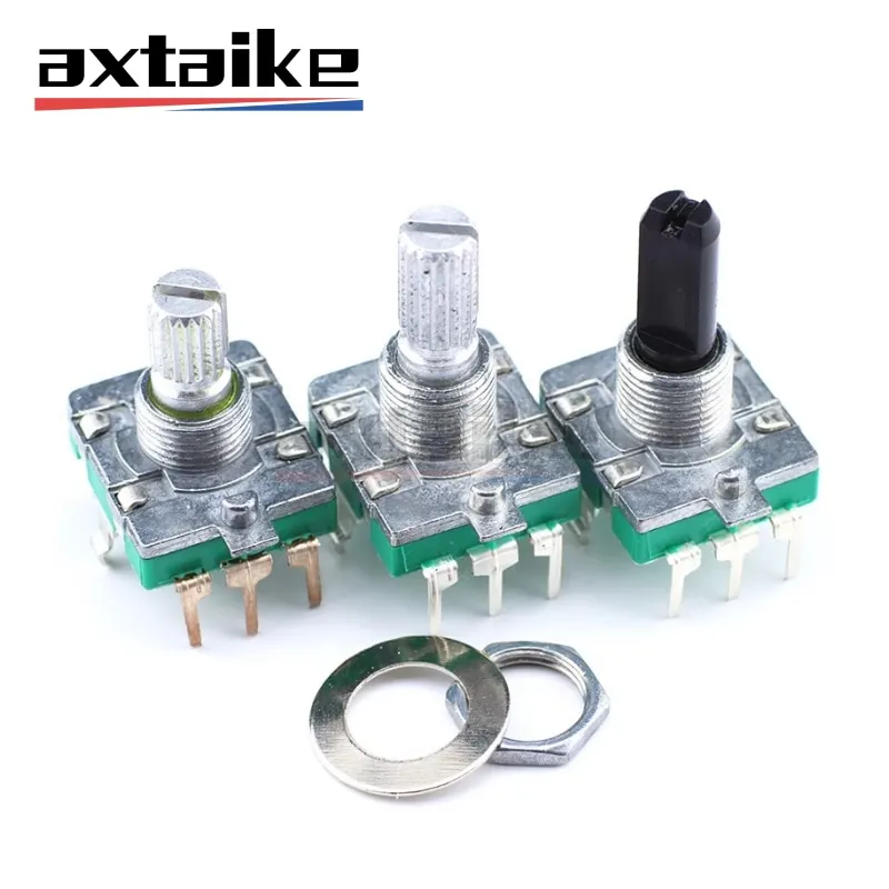 2PCS-EC16-360-Degree-Rotary-Encoder-Switch-Encoder-Audio-Coding-5Pin-Push-Switch-Plum-Blossom ...