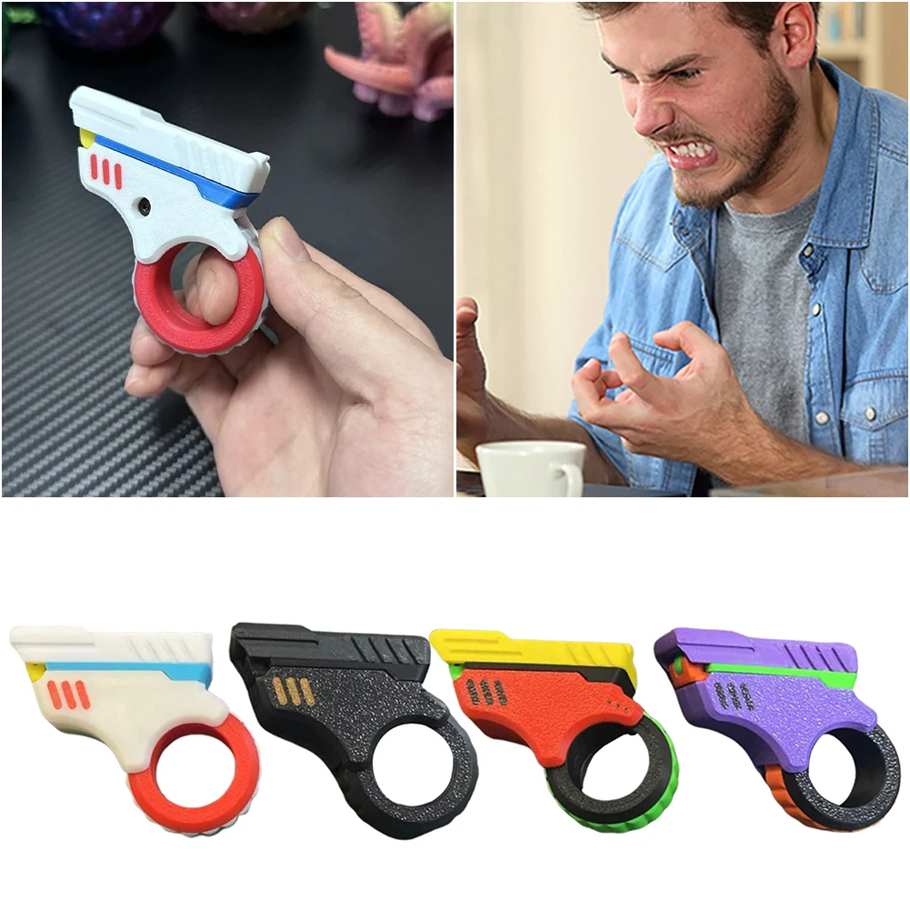 3D-Printed-Metal-Hand-Spinner-Effective-Stress-Reduction-Gun-Shape ...