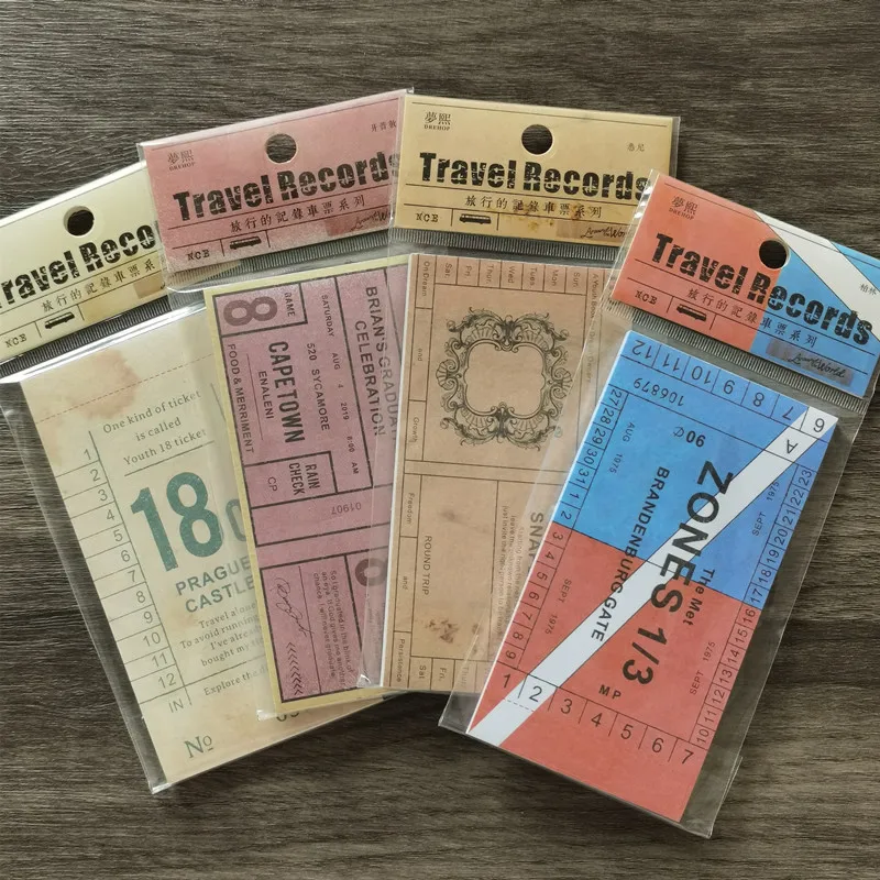 Vintage Travel Ticket