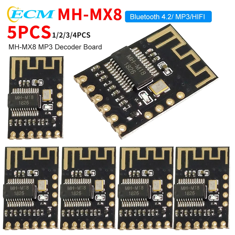 MH-MX8-MP3-Decoder-Board-M18-M28-M38-Bluetooth-Compatible-4-2-MP3 ...