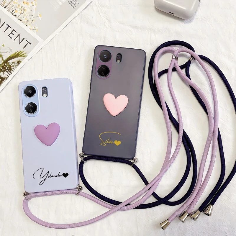 Capa-de-cora-o-de-amor-suave-para-Xiaomi-Redmi-capa-personalizada-com ...
