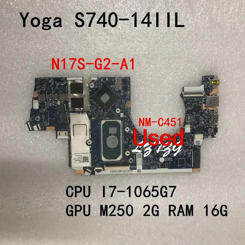 Used For Lenovo ideapad Yoga S740-14IIL Laptop Motherboard mainboard ...