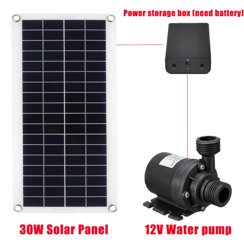 800L-H-Aquarium-Tank-Pump-Solar-Power-Water-Pump-12V-Brushless-Motor ...