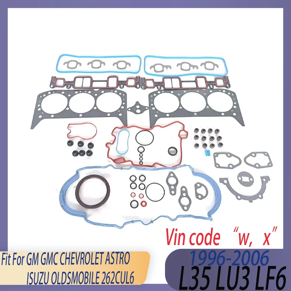 Engine Part Cylinder Head Full Gasket Set Fit 4.3 L GAS L35 LU3 LF6 94 ...