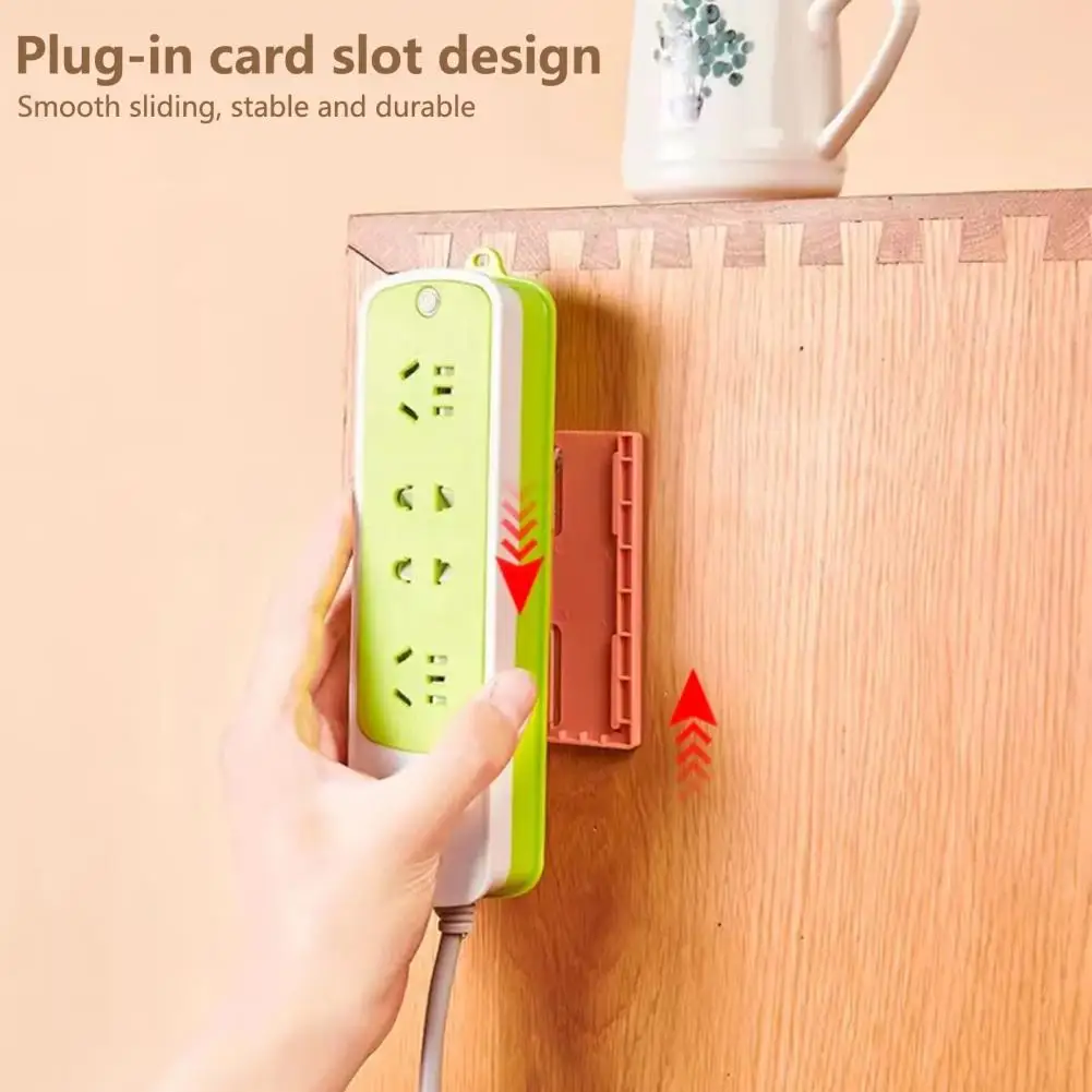 Socket-Holder-Space-saving-Solid-Color-Keep-Tidy-Living-Room-Wall ...