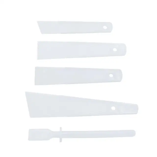 Tablero de goma de plástico blanco, raspador de pegamento, hecho a mano ...