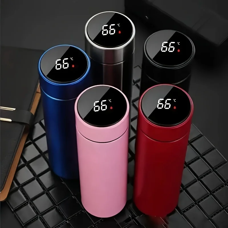 Stainless Steel Insulated Cup With Smart Temperature Display, Water Cup ...