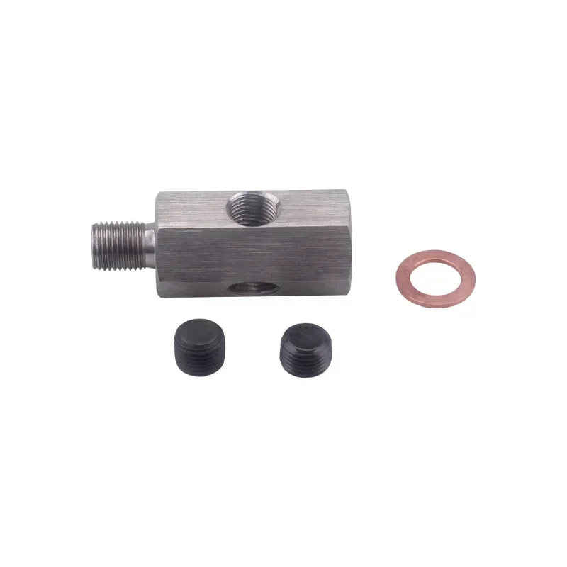 Stainless-Steel-1-8-NPT-Oil-Pressure-Sensor-Sendor-Tee-Adapter-to-1-8 ...