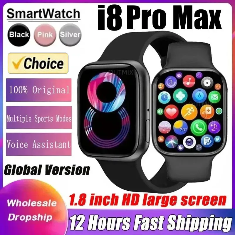 Original-I8-Pro-Max-Series-8-Rel-gio-Inteligente-Phone-Call-Custom ...