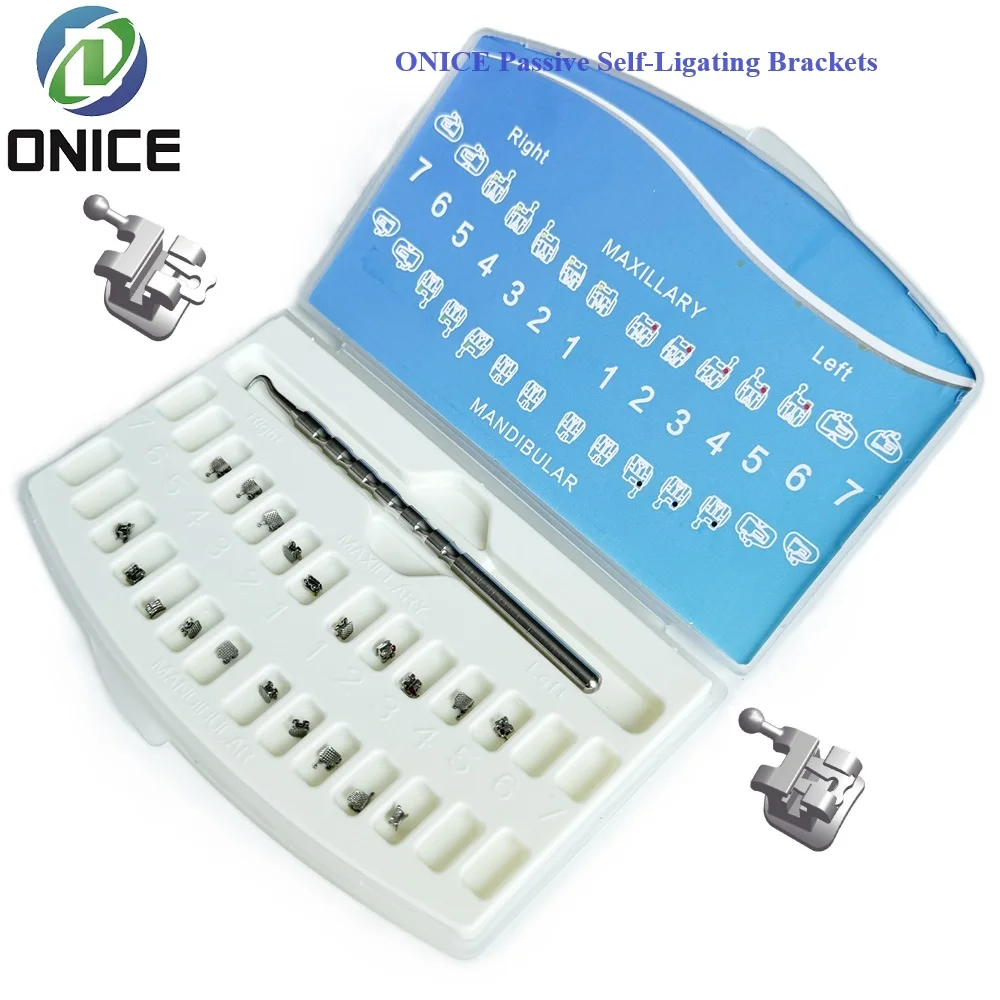 ONICE-Passive-Self-Ligating-Brackets-Brace-Metal-Dental-Orthodontic ...