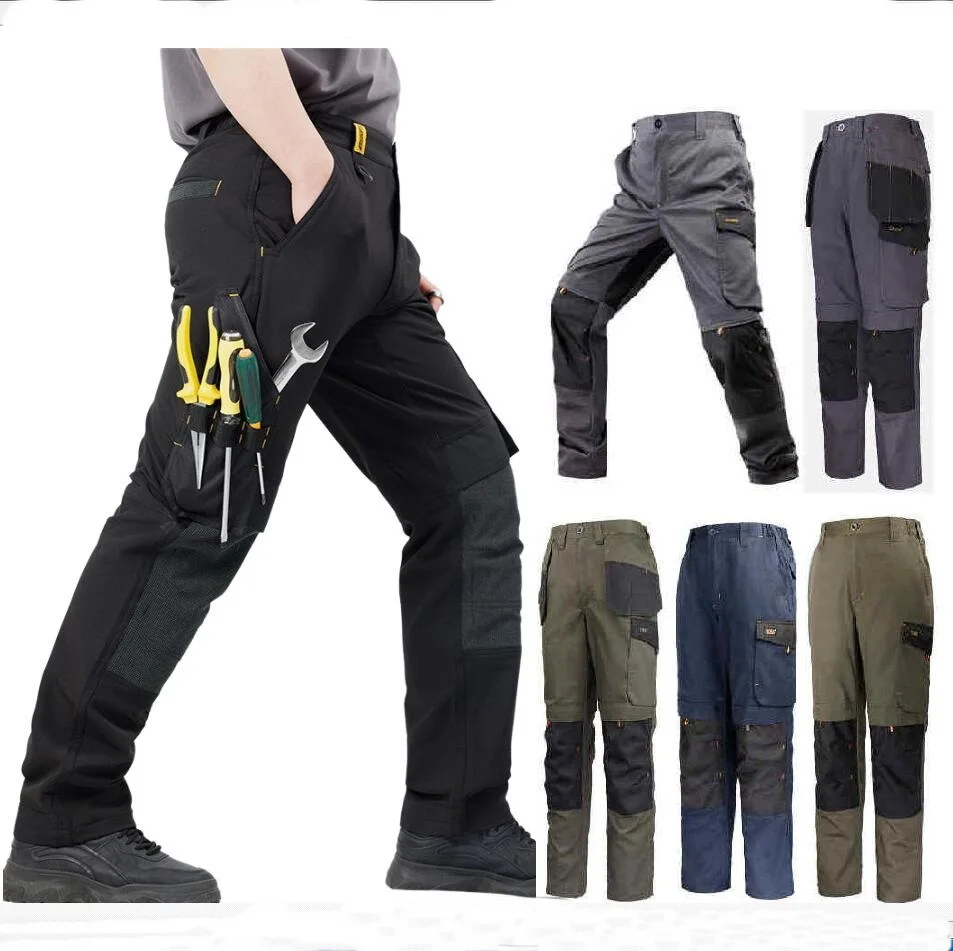 Men-s-Casual-Pants-With-Multi-Pocket-For-Service-Electrician-Multiple ...