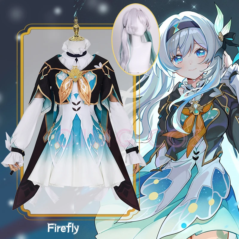 Firefly-Cosplay-Costume-Honkai-Star-Rail-Carnival-Uniform-Wig-Anime ...