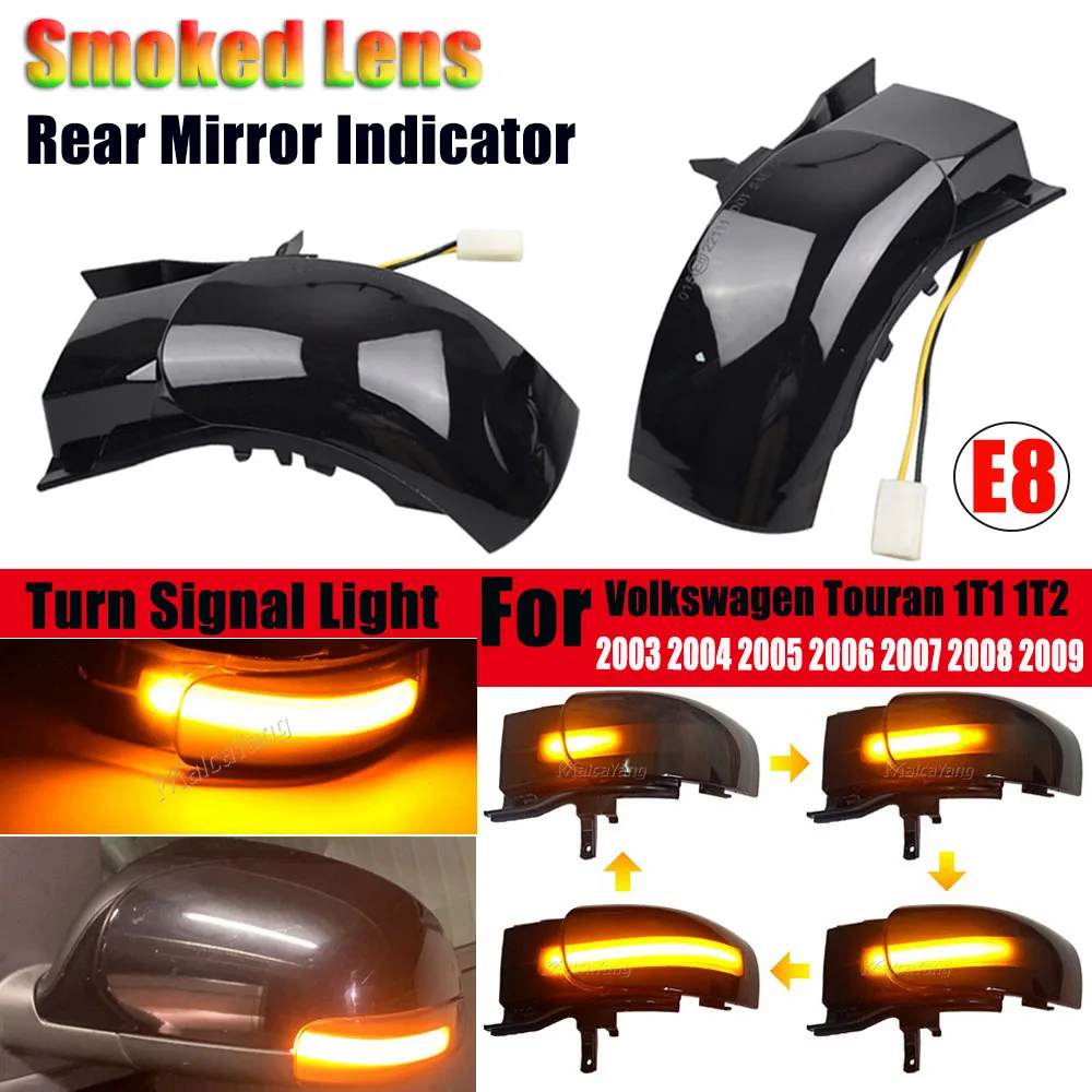 2PCS Hight Quality LED Dynamic Turn Signal Light LH-1T0949101 Rearview ...