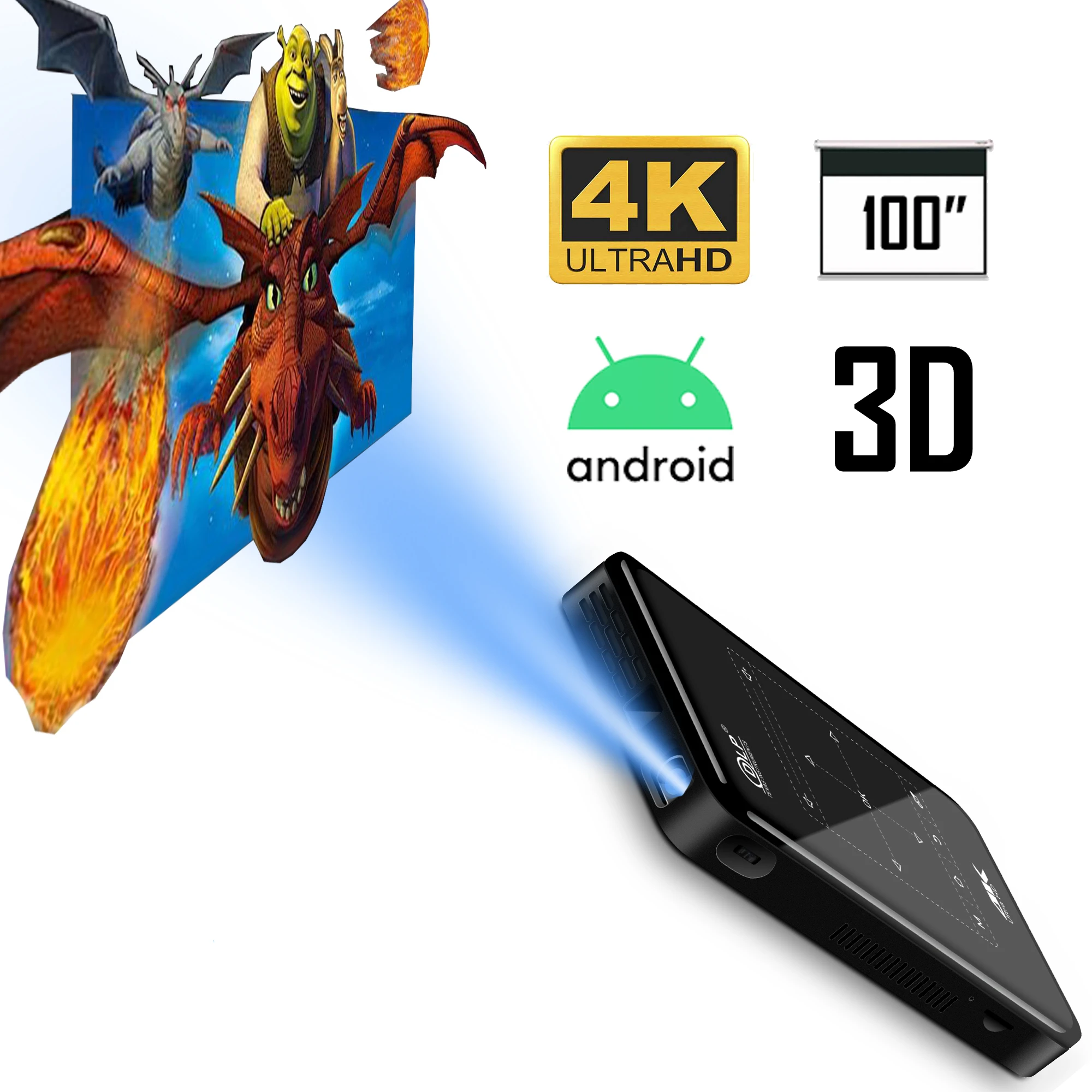 Mini-Projetor-LED-DLP-Inteligente-Home-Theater-Android-V-deos-Full-HD-M ...