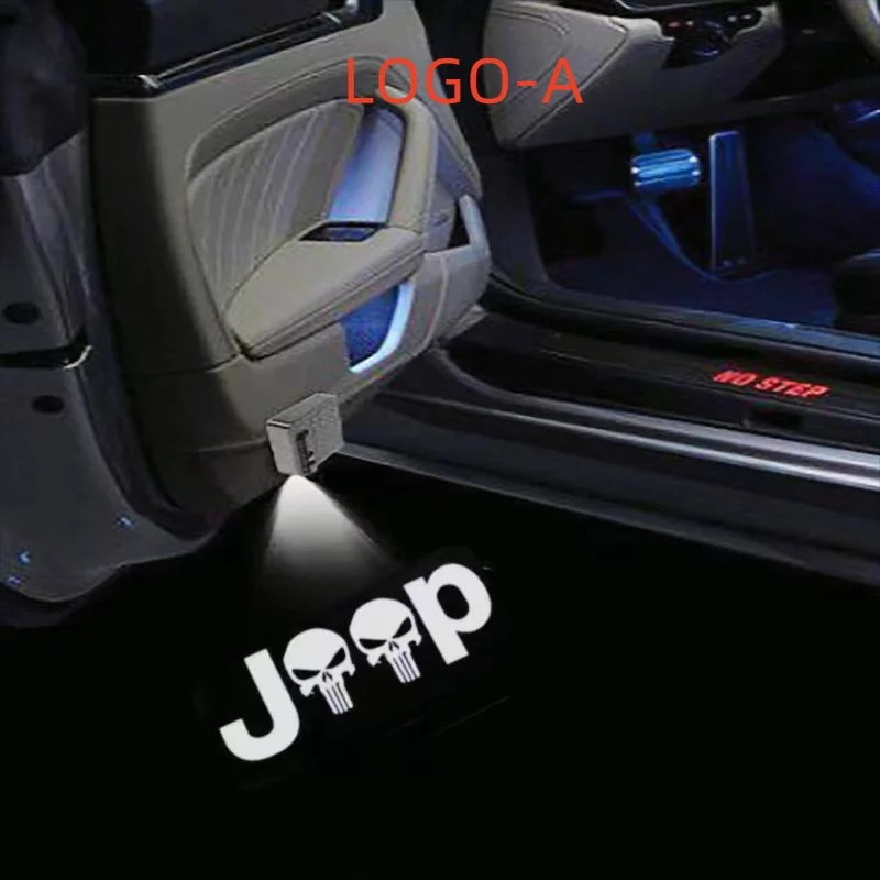 2-4PCS-Car-Door-Welcome-Light-Projector-Ghost-Shadow-Lamp-For-Jeep ...
