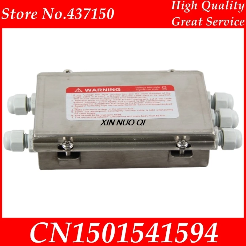 stainless steel load cell junction box, 5-hole 4-wire junction box ...