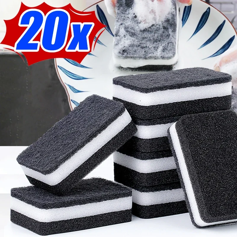 5-20pcs-Kitchen-Magic-Cleaning-Sponges-Double-Sided-Highly-Absorbent ...