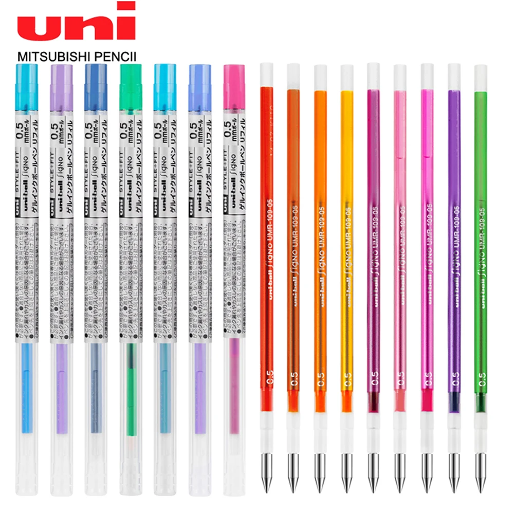 Japan UNI STYLE FIT Gel Pen Refill UMR-109-05 School Supplies 0.5mm ...