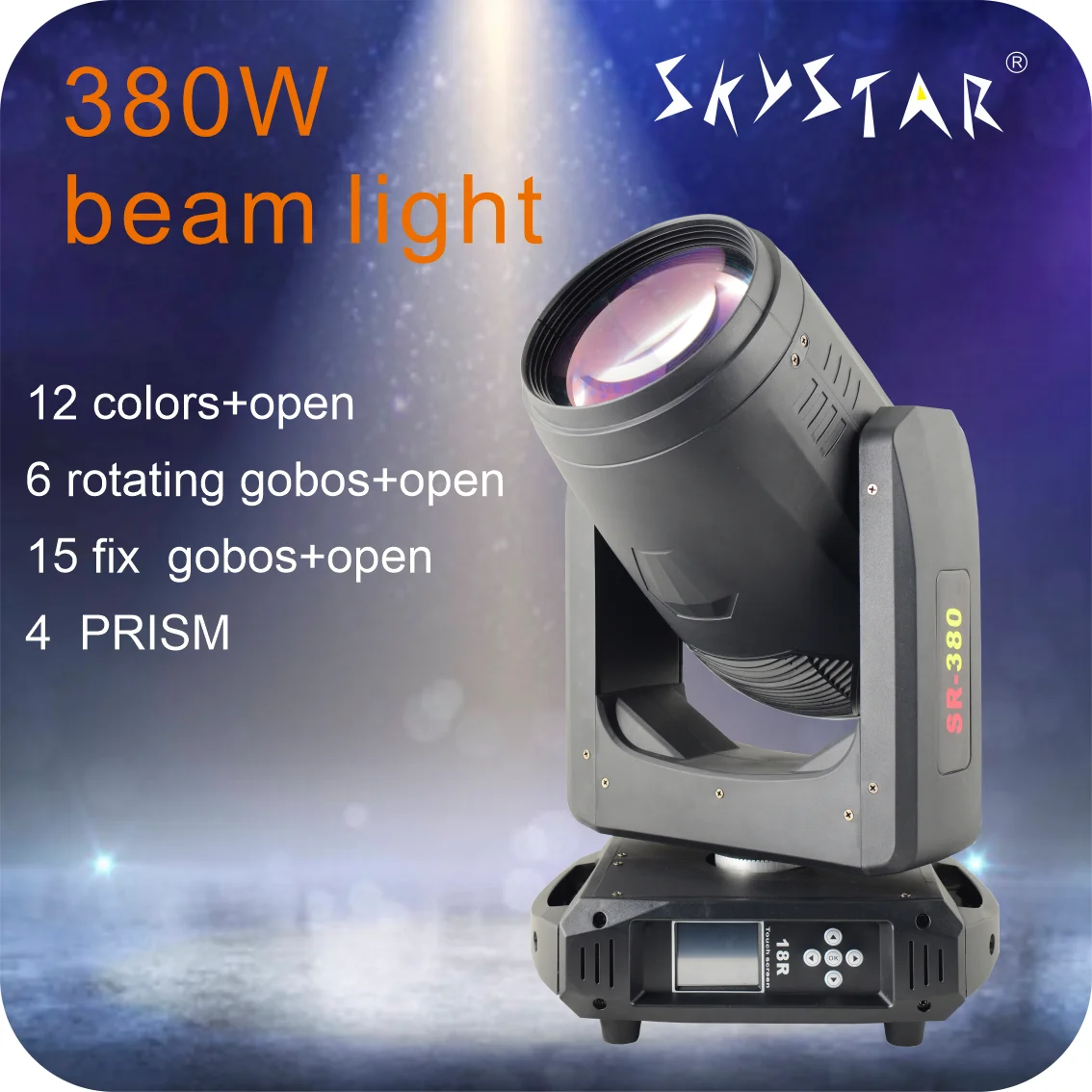 280W-LED-380W-Rotating-GOBO-Wheel-Fix-GOBO-Wheel-4-Prism-Dmx-512 ...