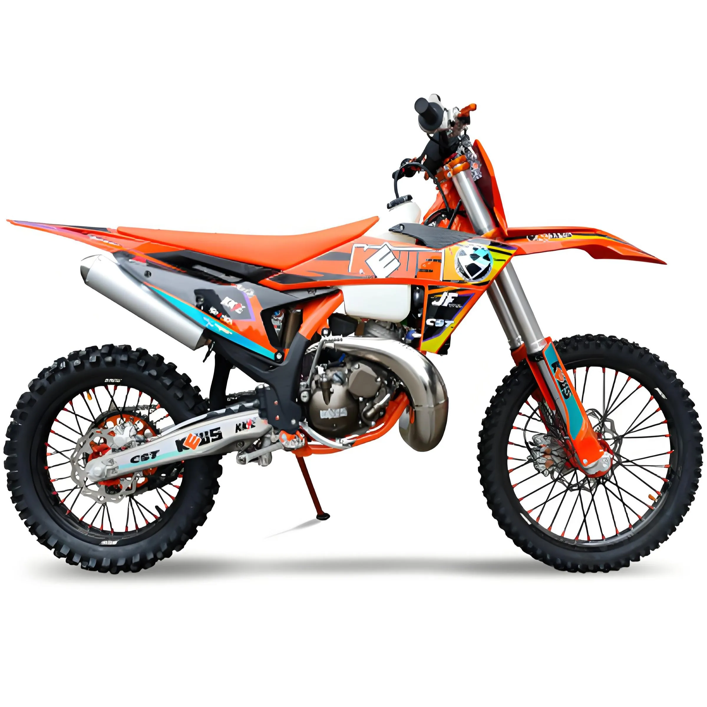 KEWS K23 MT250 250cc Water-Cooled Dirt Bike 2-Stroke Off-Road Motorcycles with Balance Shaft ...