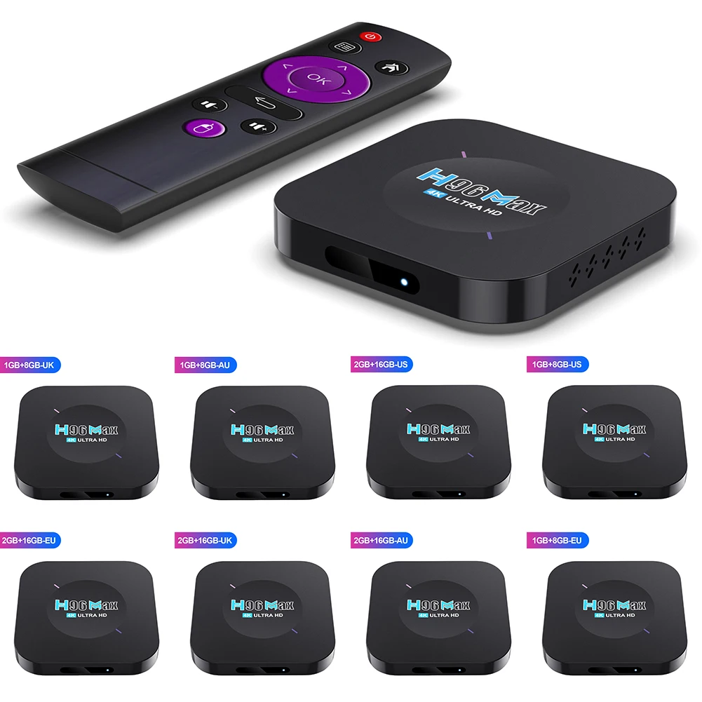 H96Max-Smart-TV-Box-Android-11-4K-Ultra-HD-Android-Box-RK3528-Video-Set ...