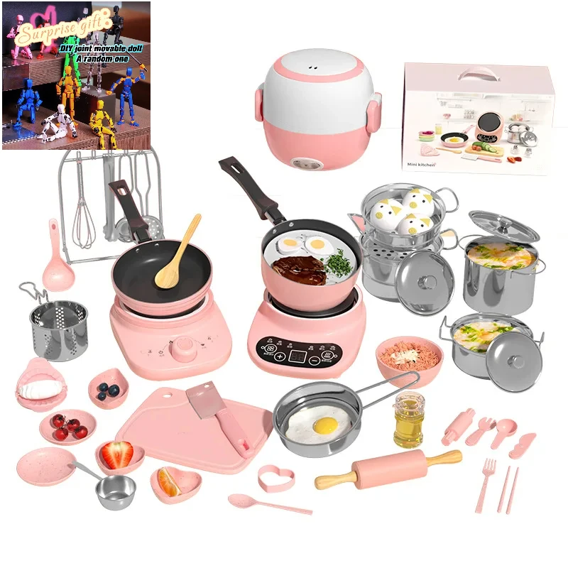 New-Mini-Kitchen-Real-Cooking-Full-Set-of-Cooking-Girl-Small-Kitchen ...