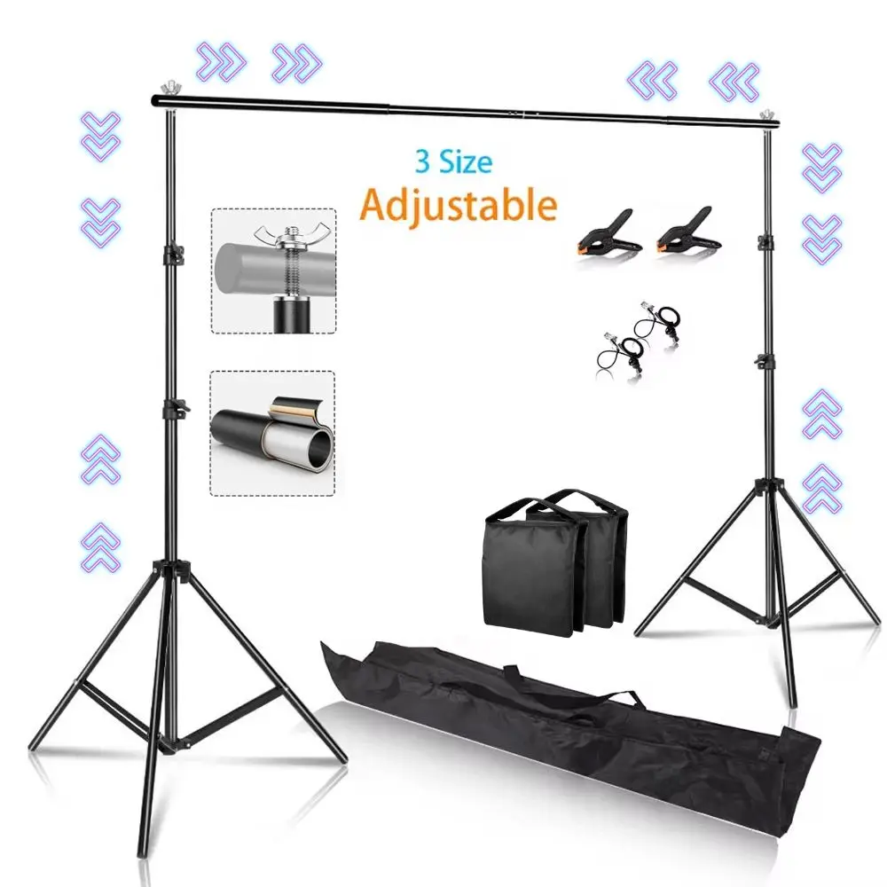 Photography-Backdrop-Stand-2x2-3M-Adjustable-Photography-Background ...