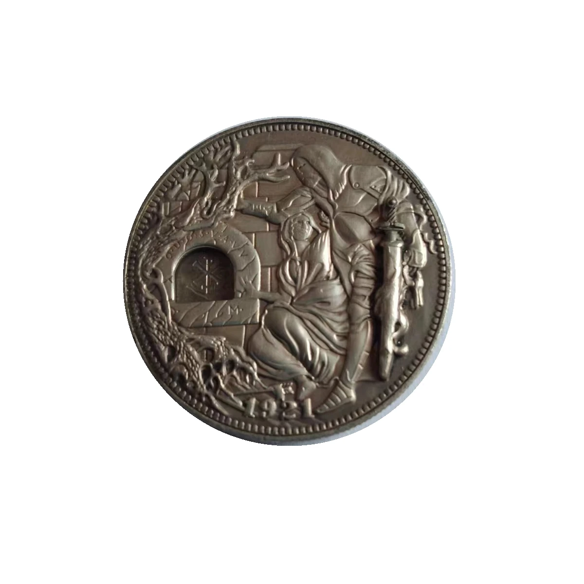 Movable Mechanism Holy Grail Coin Roman Booteen Hobo Nickel Wandering ...