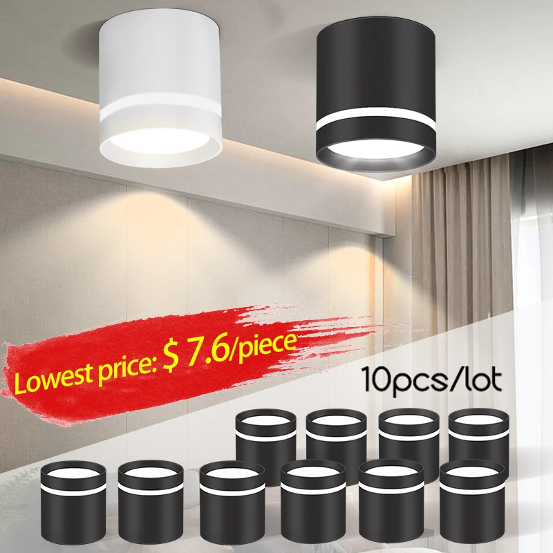 Led-Downlights-Spots-220v-Led-Ceiling-Surface-Spot-Lamp-Spotlights ...