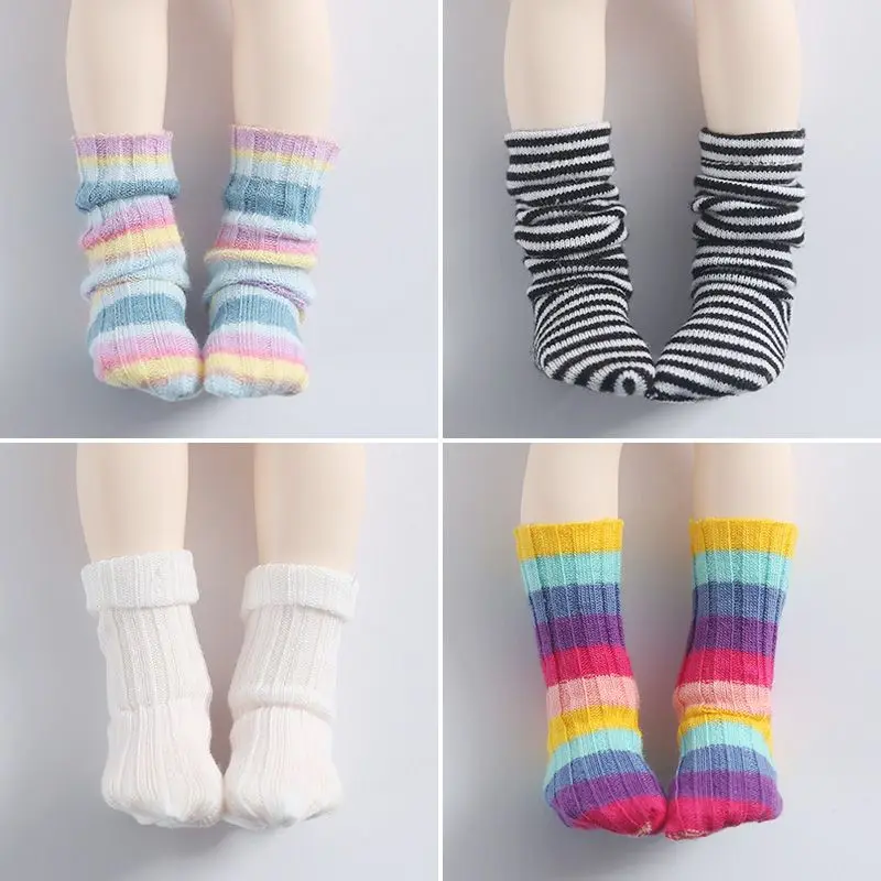BJD-6-Pt-Doll-Clothes-Short-Socks-Thread-Socks-White-Socks-Pile ...