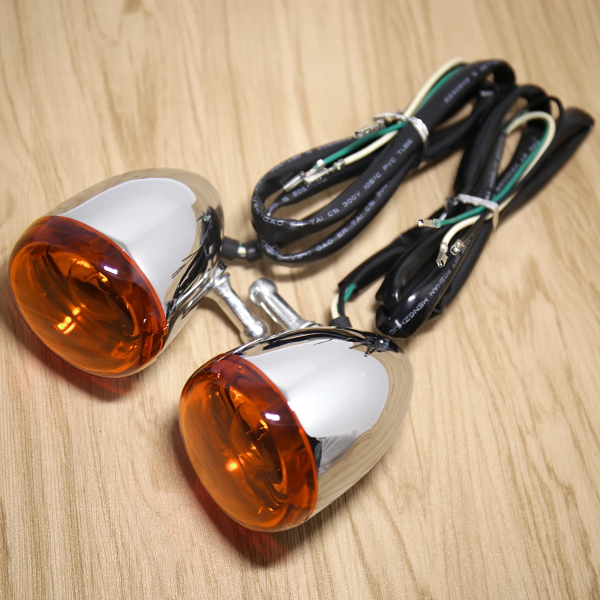Front-Bullet-Turn-Signals-Orange-Lens-For-Harley-2004-2022-Sportster ...