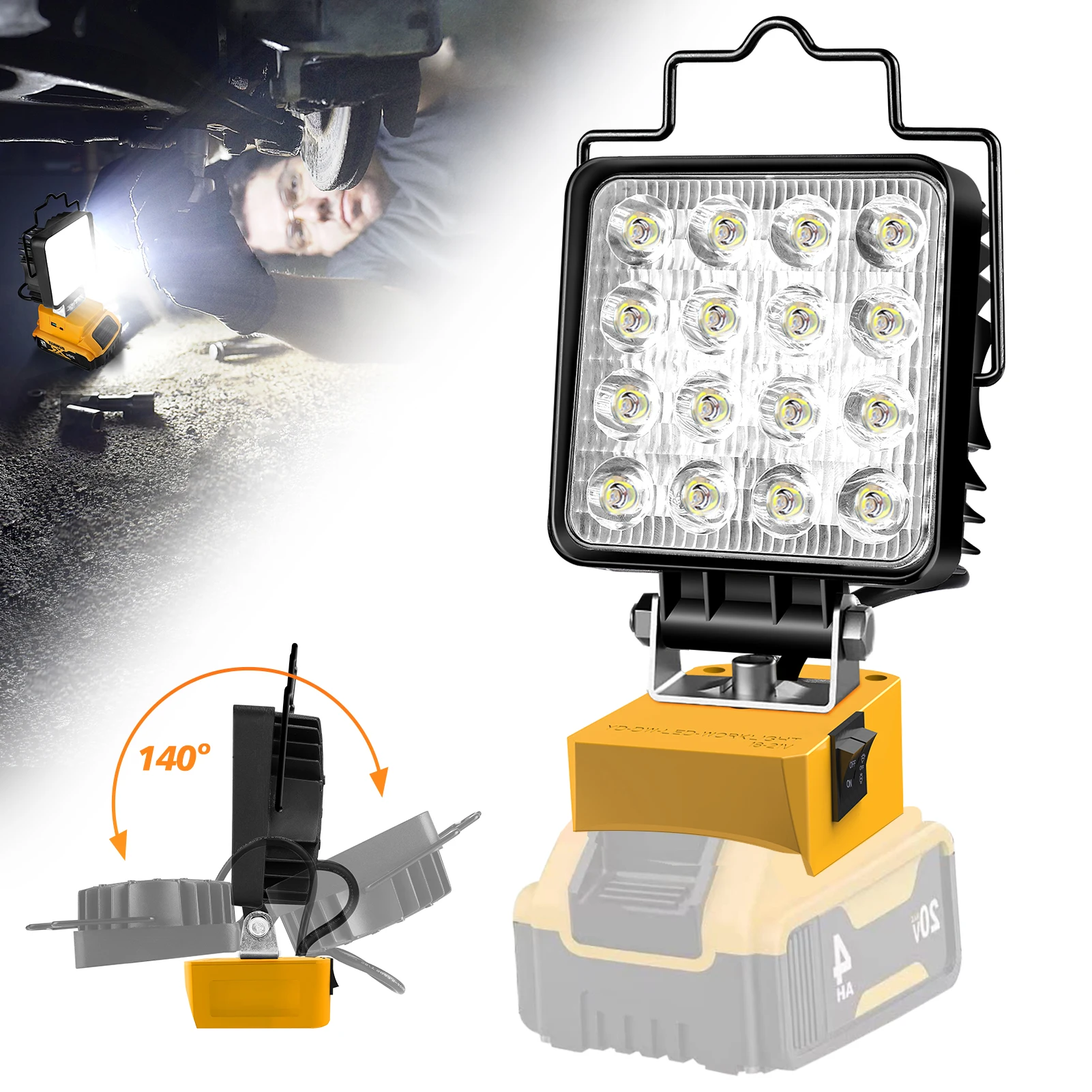 Portable-48W-LED-Work-Light-Cordless-Work-Light-with-360-Adjustable ...