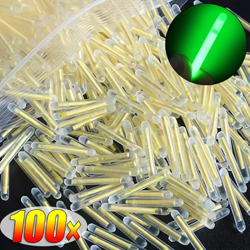100-10PCS-Glowing-Sticks-Bright-Colorful-Light-Chemical-Fluorescence ...