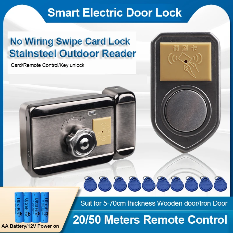125KHZ-ID-Card-Entry-Access-System-with-Mechanical-Keys-for-Hotels-and ...