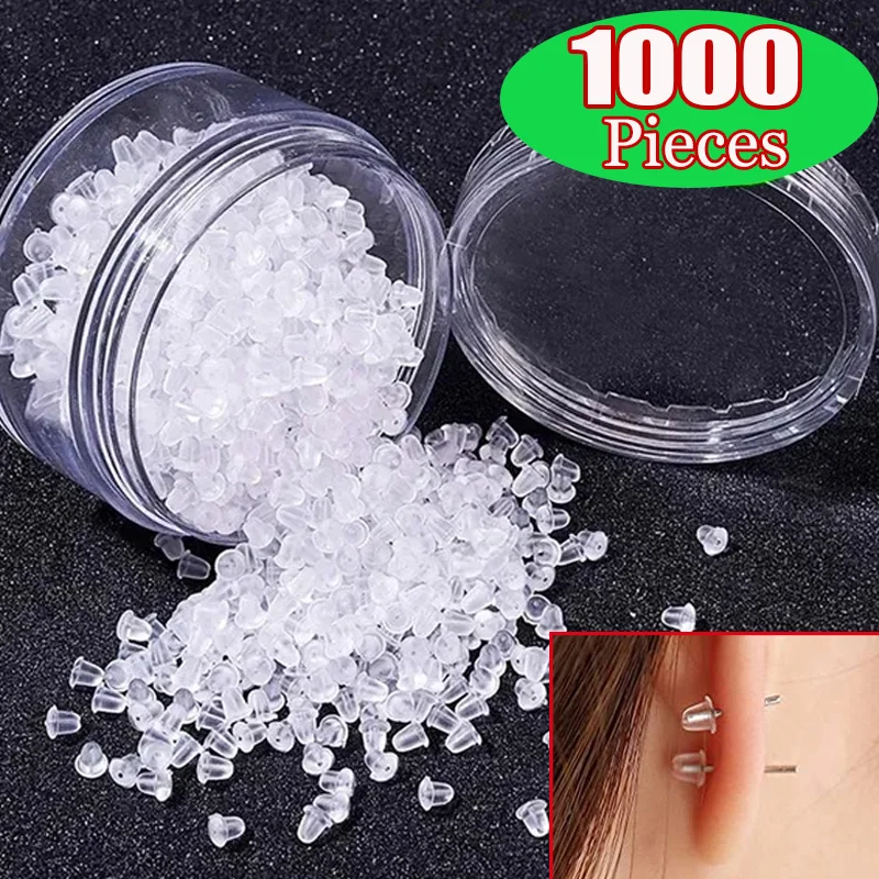 Soft-Silicone-Rubber-Earring-Back-Stoppers-for-Stud-Earrings-DIY ...