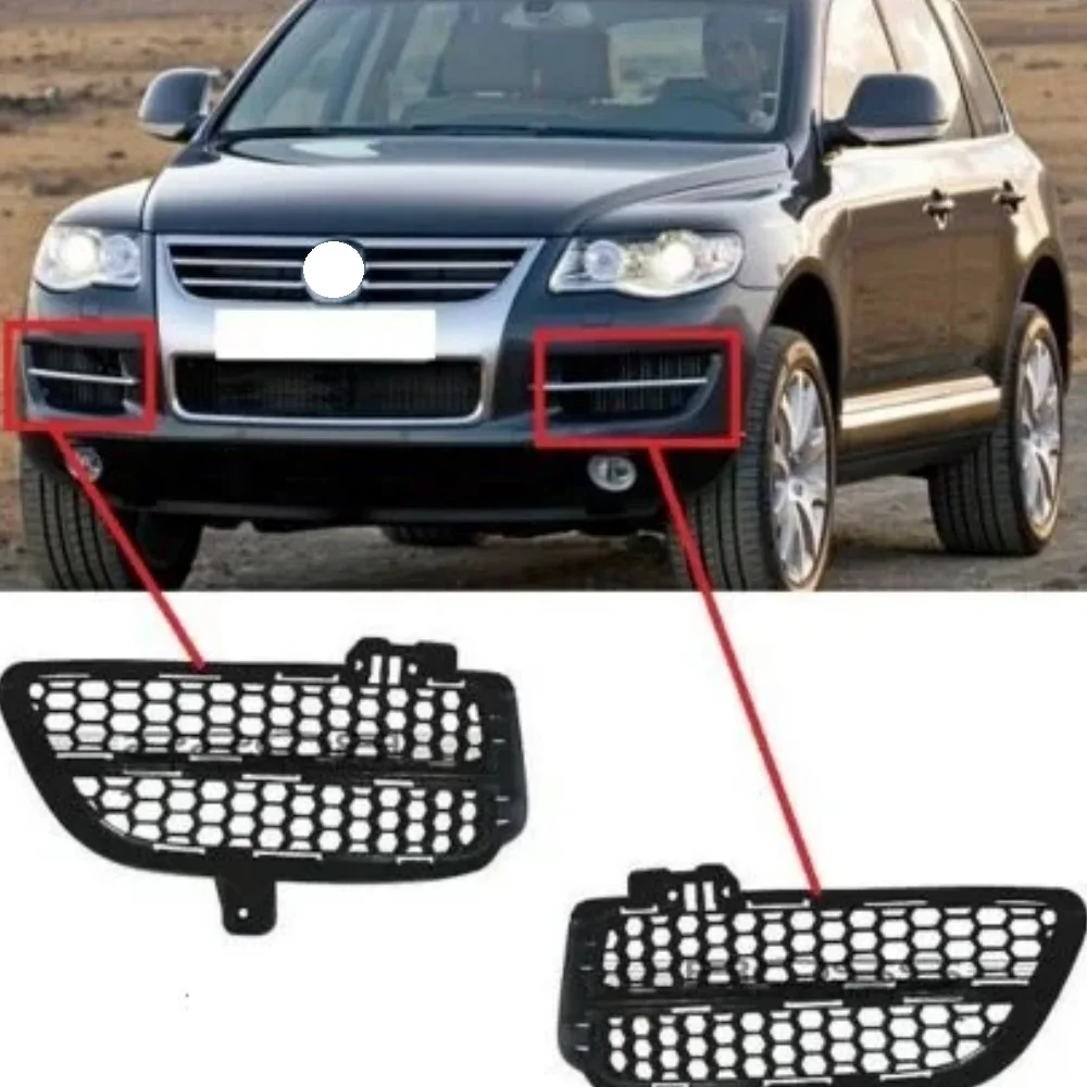 FRONT-BUMPER-MESH-GRILLE-COVER-PAIR-SET-For-Volkswagen-VW-Touareg-2007 ...