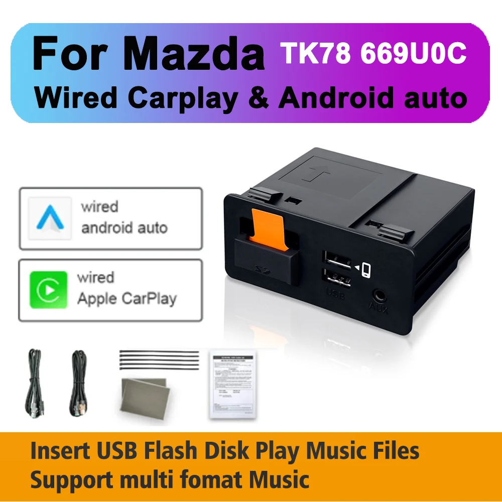 New Upgrade CarPlay Android Auto USB Hub Adapter for Mazda 2 3 6 CX3 ...