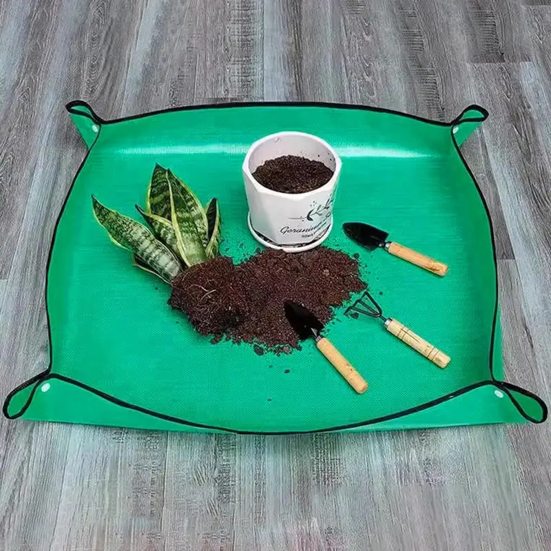 1Pcs Planting Mat 66cm-100cm Gardening Potting Pad Foldable Waterproof ...