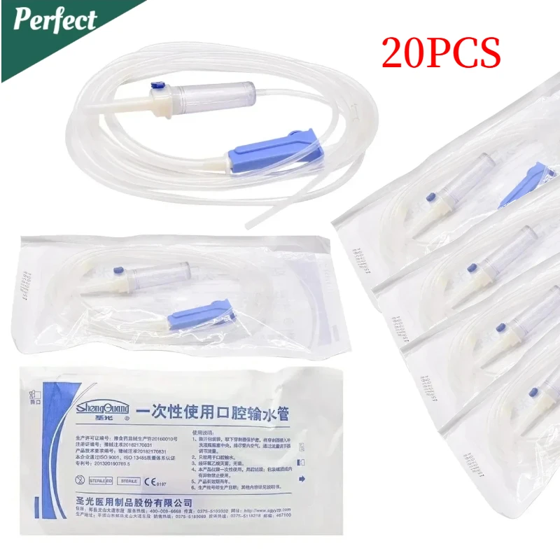 20PC Dental Implant Surgical Flushing Pipe Irrigation Tubing Dentist ...