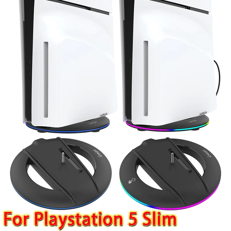 For PS5 Slim Console Vertical Stand For PlayStation 5 Slim Optical ...