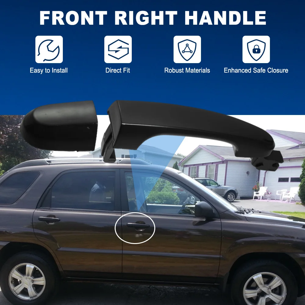 Car Exterior Door Handle Front Rear Left Right For Kia Sportage 2005 ...