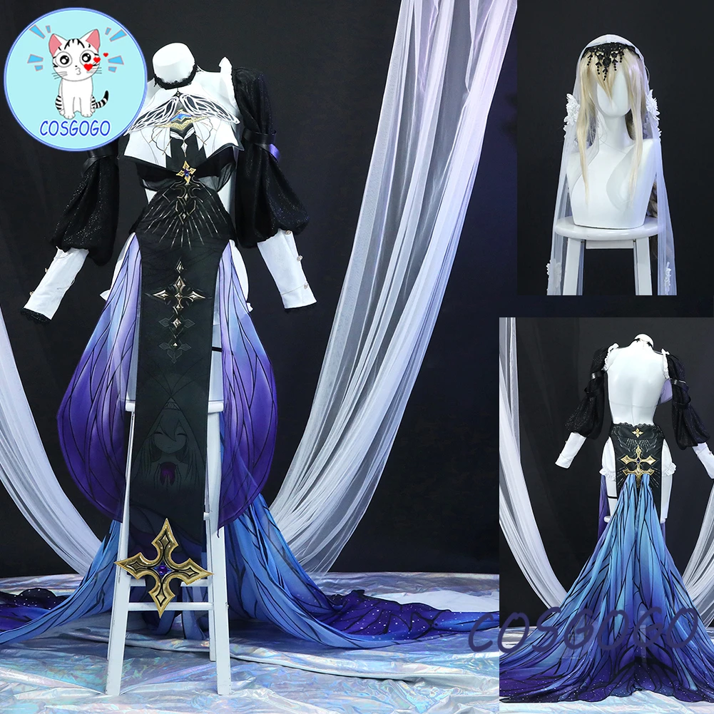 Aponia Cosplay Costume Game Honkai Impact 3 Aponia Dress Halloween Nun ...