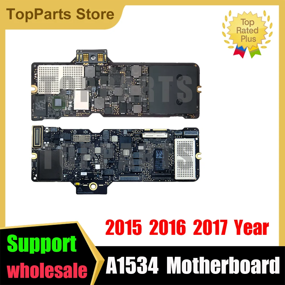 A1534 Motherboard 820-00045-A 820-00244-A For Macbook Retina 12" A1534 ...