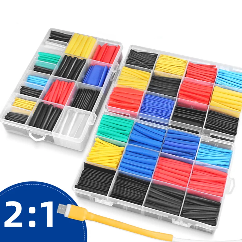 Heat-Shrink-Tubing-Insulation-Sleeve-Electrical-Connection-Cable ...