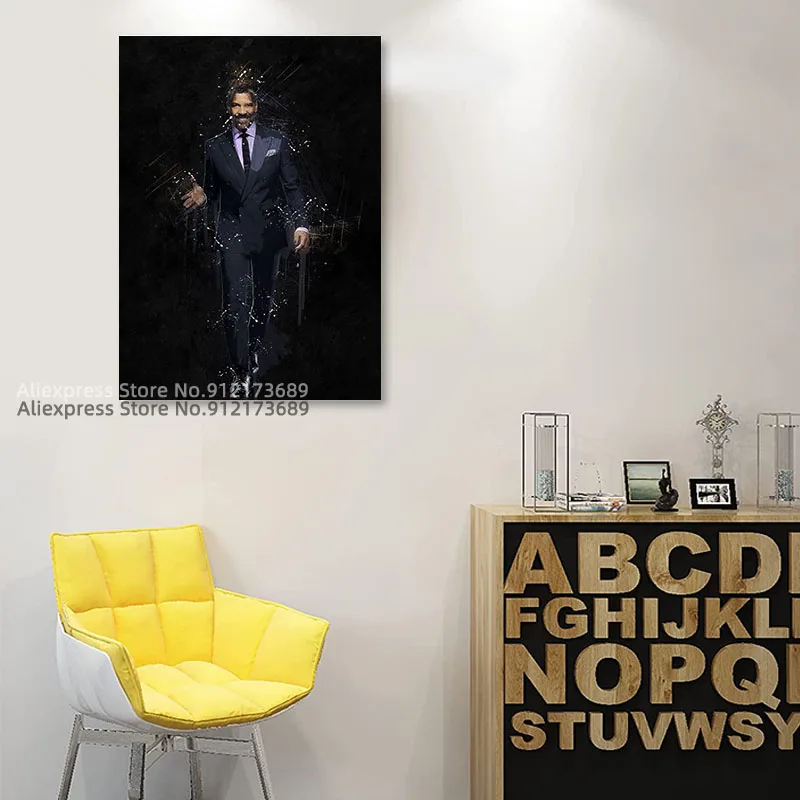 Denzel Washington Hand Print