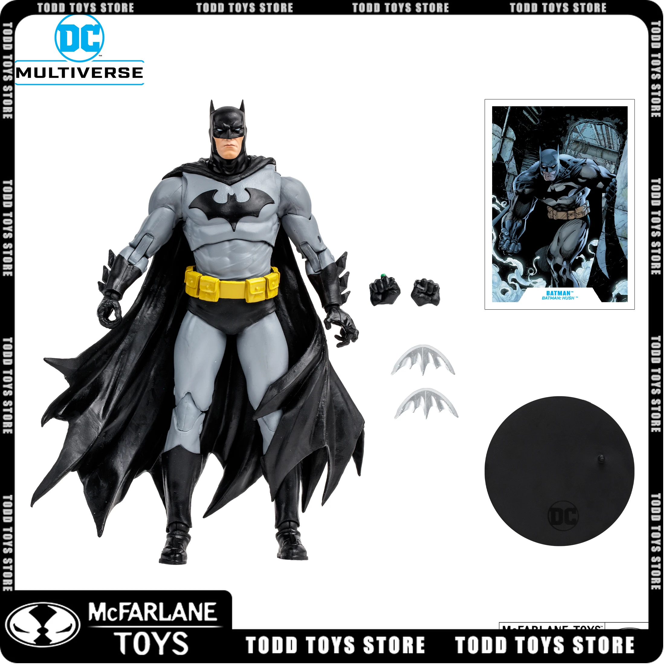 McFarlane-Toys-Black-Grey-Muted-Batman-Comics-DC-Multiverse-7-Inch ...