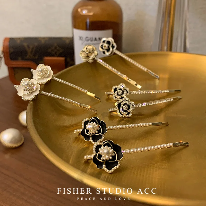 Trend Flower Flower Hair Pins Barrettes Hair Accessories Girls Side ...